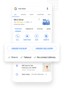 Google Food Ordering For Restaurants - Delivery & Takeout